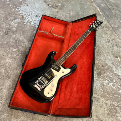 Mosrite Avenger - Black beauty original vintage MIJ Japan | Reverb
