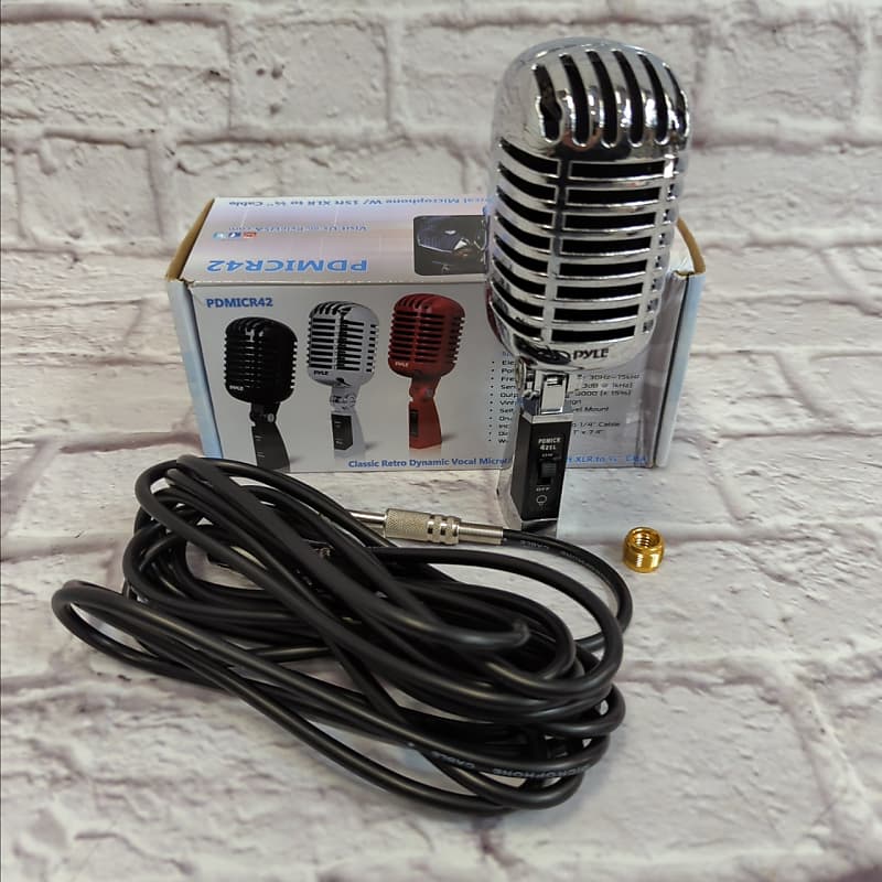 Pyle Pro PDMICR42 Chrome Microphone | Reverb