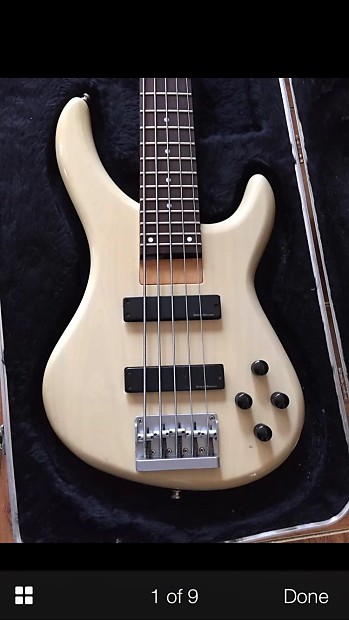 Jackson C5p Concert 5 string Bass Honey Blonde Natural | Reverb