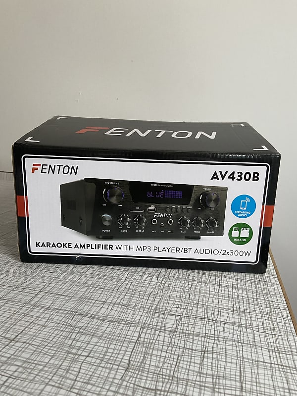 Fenton Fenton AV430B Stereo Karaoke Amplifier with | Reverb UK