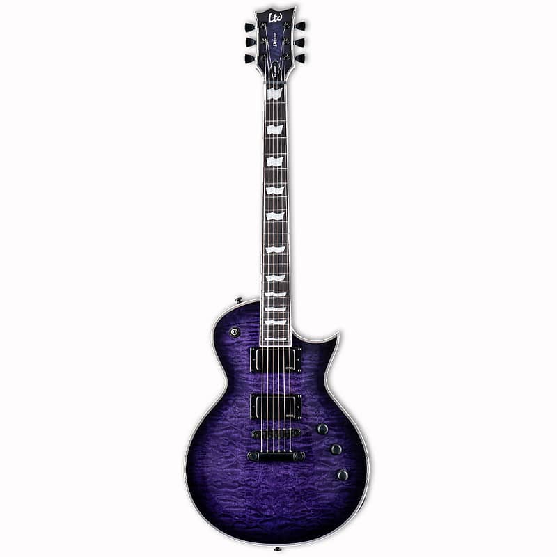 ESP LTD EC-1000 Electric Guitar - See Thru Purple | Reverb Canada