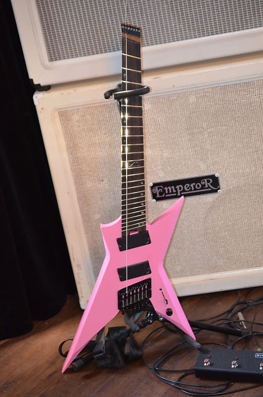 Legator spectre 7 string 2024 - flamingo pink Headless guitar | Reverb