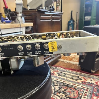 Fender Super reverb master volume chassis 1970s | Reverb