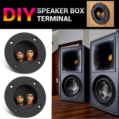 American Terminal 2PCS 3 Inch Round 2-Way Speaker Box | Reverb
