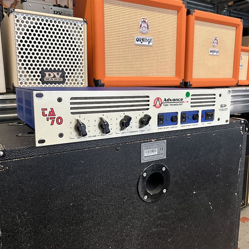 Advance Ta70 White Tube Power Amp Rack | Reverb