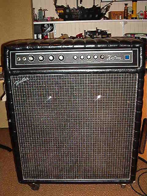 Kustom Hustler Guitar amp Black CCR Fogerty 60s 70s Vintage | Reverb