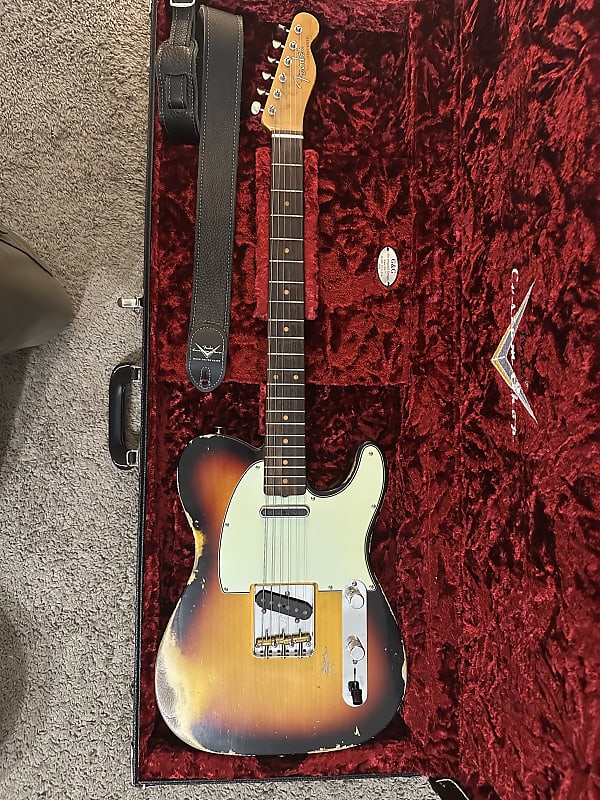 Fender GT11 1963 Heavy Relic Telecaster - 3-Color Sunburst | Reverb