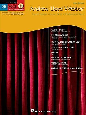 ProVocal Andrew Lloyd Webber w/CD Male | Reverb