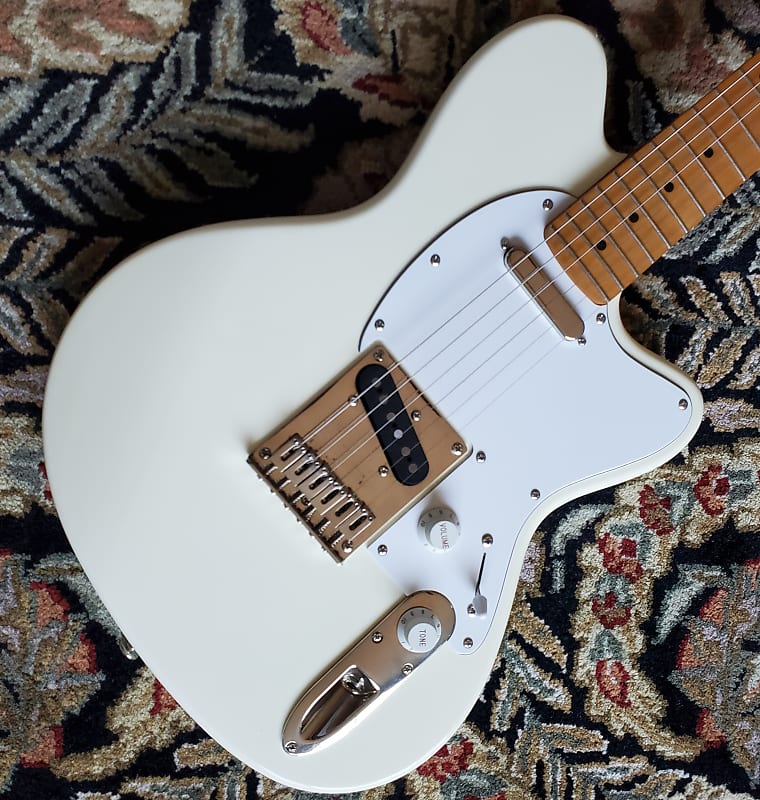 Ibanez Talman TM302 Offset Telecaster Style || Ivory White w/ | Reverb
