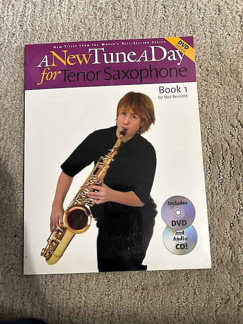 A New Tune A Day for Tenor Saxophone Book 1 CD & DVD | Reverb Canada