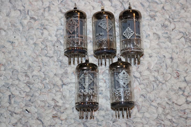 Vintage Telefunken 12AX7 Tubes Plus Bonus 12AU7 Tube | Reverb