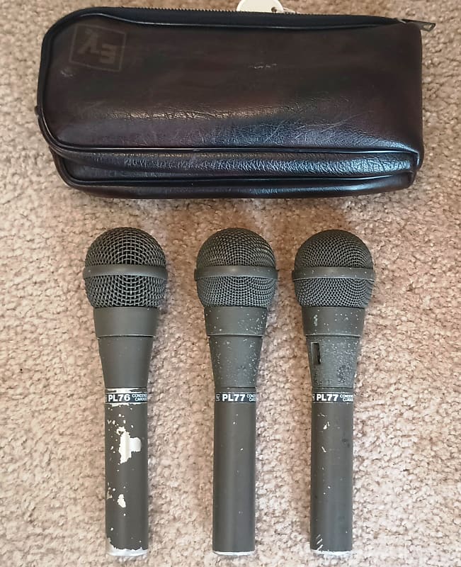 (3) Electro-Voice PL76 & PL77 Handheld Condenser Mic's | Reverb
