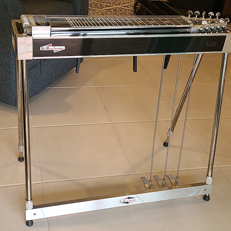 BMI S10 Black Mica 3X5 Pedal Steel Guitar w/ Hard Case! | Reverb