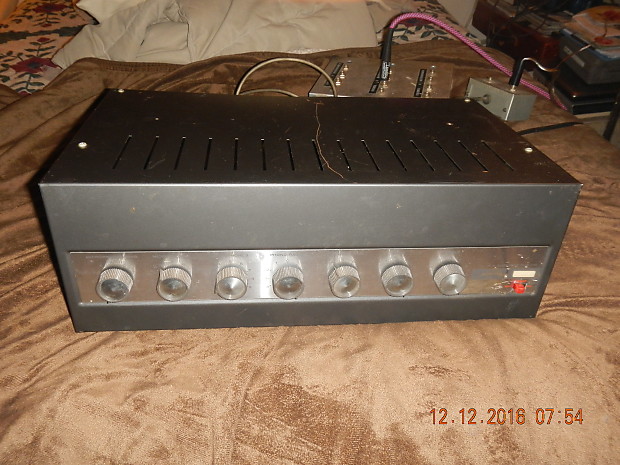 Fanon fma-100 1967-1968? Battleship Gray/tube pa amp | Reverb Canada