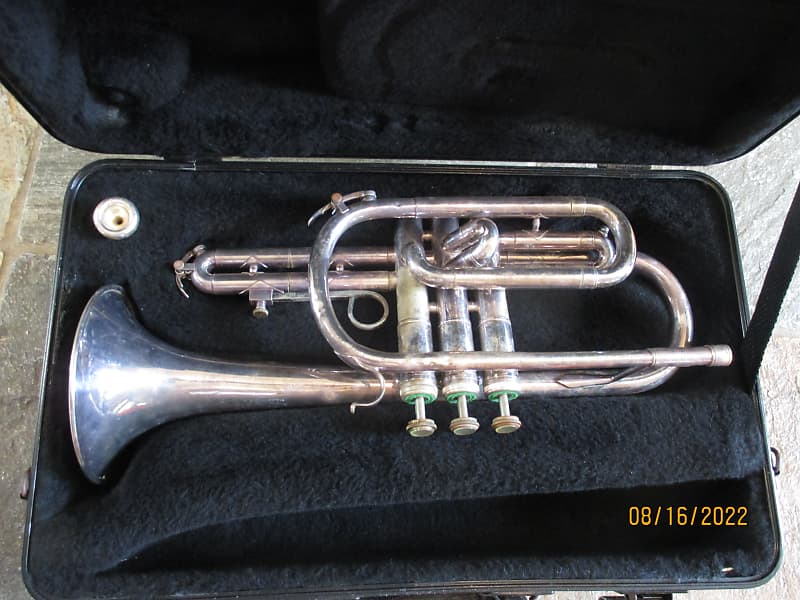 Reynolds brand silver Cornet | Reverb