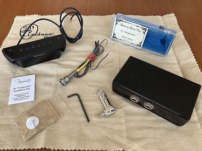 Sunrise Soundhole Pickup - Sunrise Buffer SB-1 - Vintage Jack | Reverb