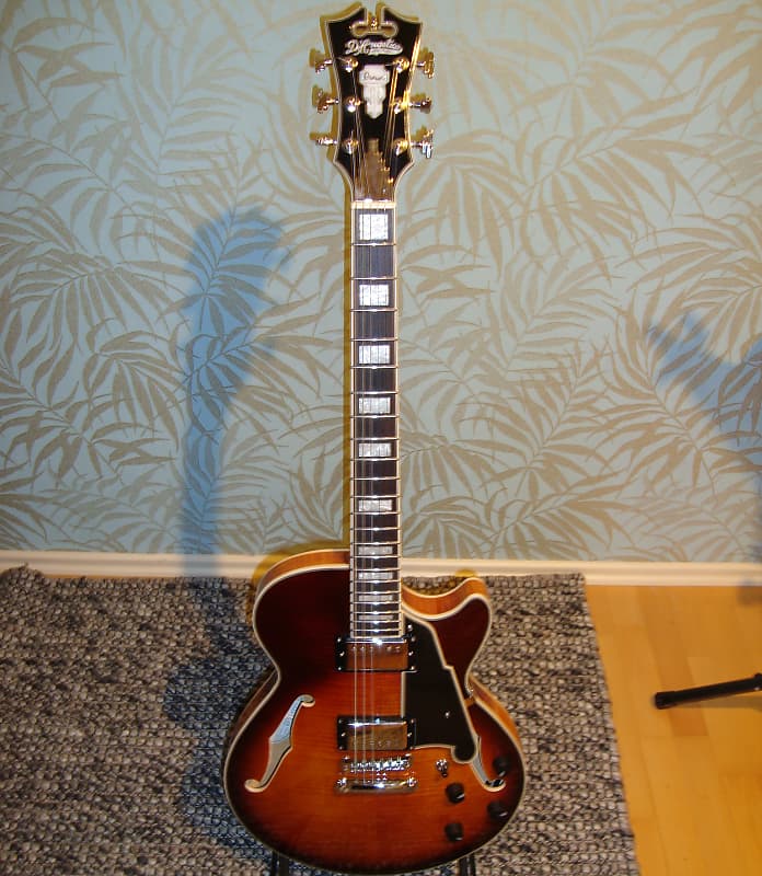 D'Angelico DAngelico Premier SS Dark Iced Tea Burst 2023 - | Reverb