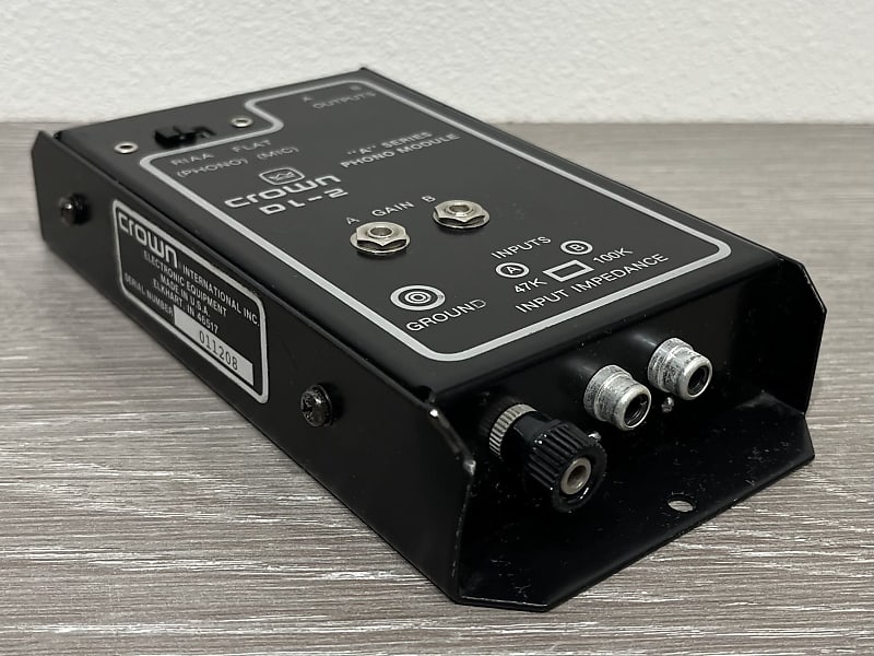 Crown DL-2 Preamp & Controller w/ DL2 Power Supply and Phono | Reverb