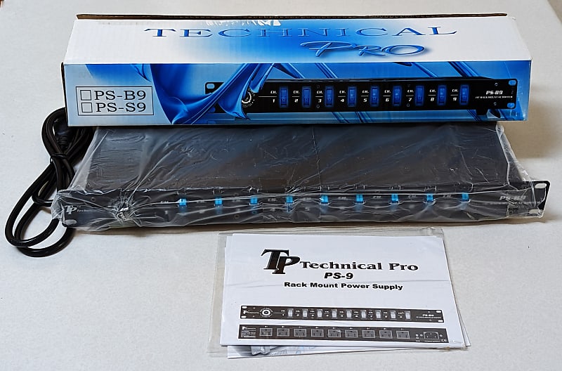 Technical Pro PS9 Rack Mount Power Supp PS-9 | Reverb