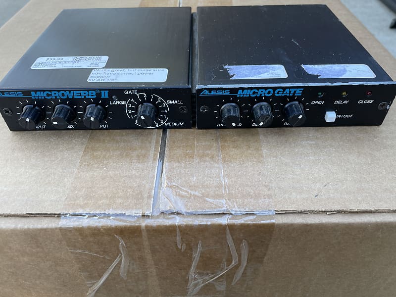 Alesis MicroVerb 2 and Alesis Microgate | Reverb