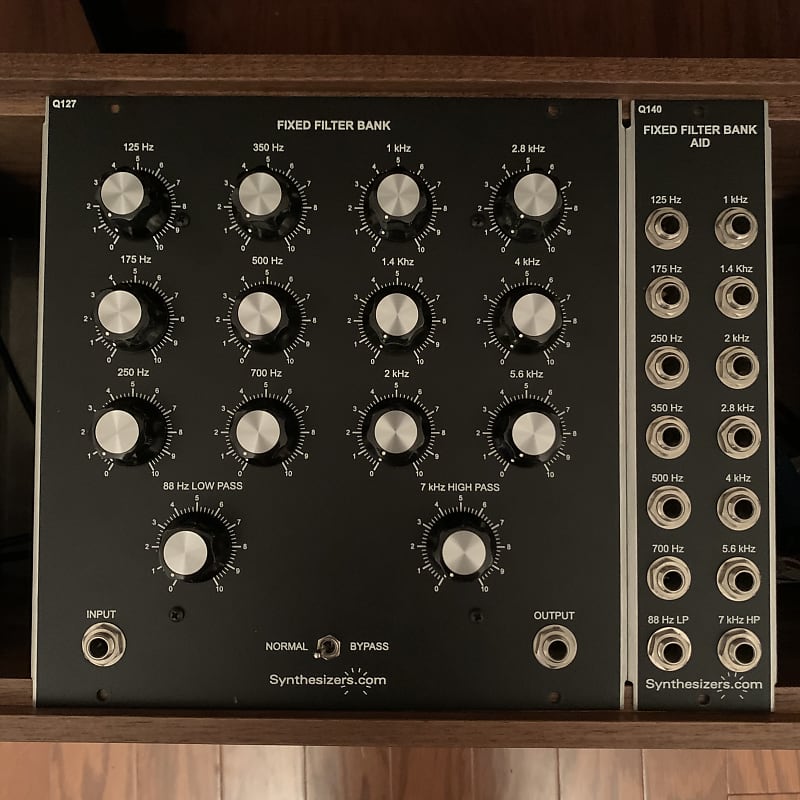 Synthesizers.com Q127 Fixed Filter Bank w/ Q140 Expander | Reverb