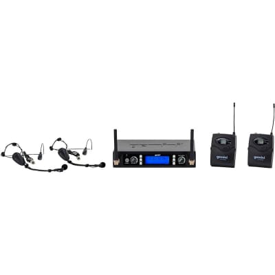 Gemini UHF-6200HL Dual Channel Wireless UHF PLL System with 2 | Reverb
