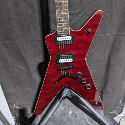 Dean ML X Quilted Maple Scary Cherry Electric Guitar | Reverb