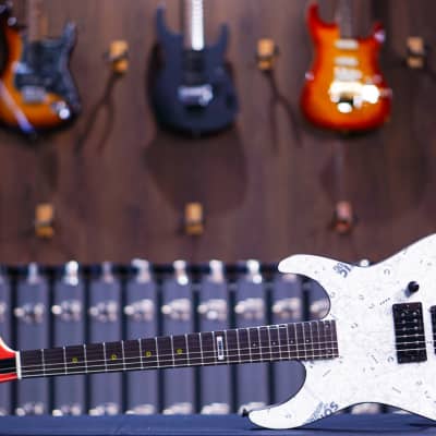 ESP Sonic the hedgehog guitar III - Classic Sonic Collage Art | Reverb