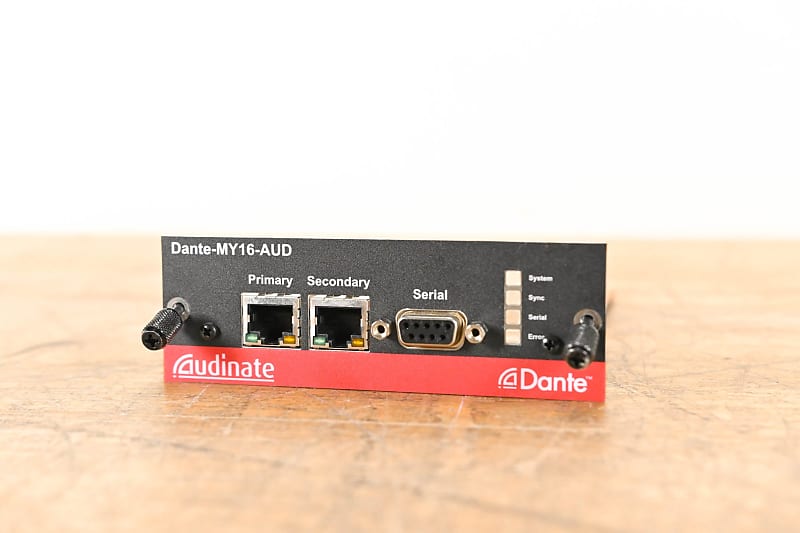 Audinate Dante-MY16-AUD 16-Channel Dante Network I/O Card | Reverb