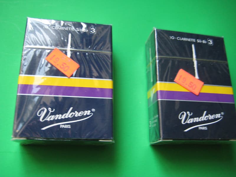 Vandoren Clarinet Reeds # 3.....Two Boxes | Reverb