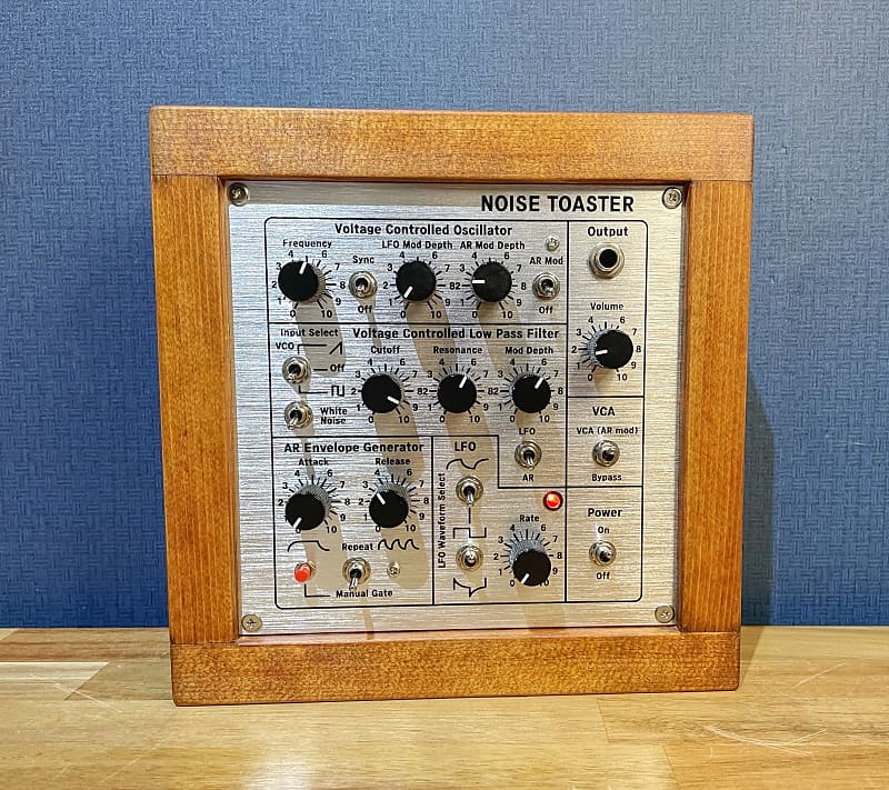 Noise Toaster Analog Synthesizer w/ Rich Wood Frame | Reverb