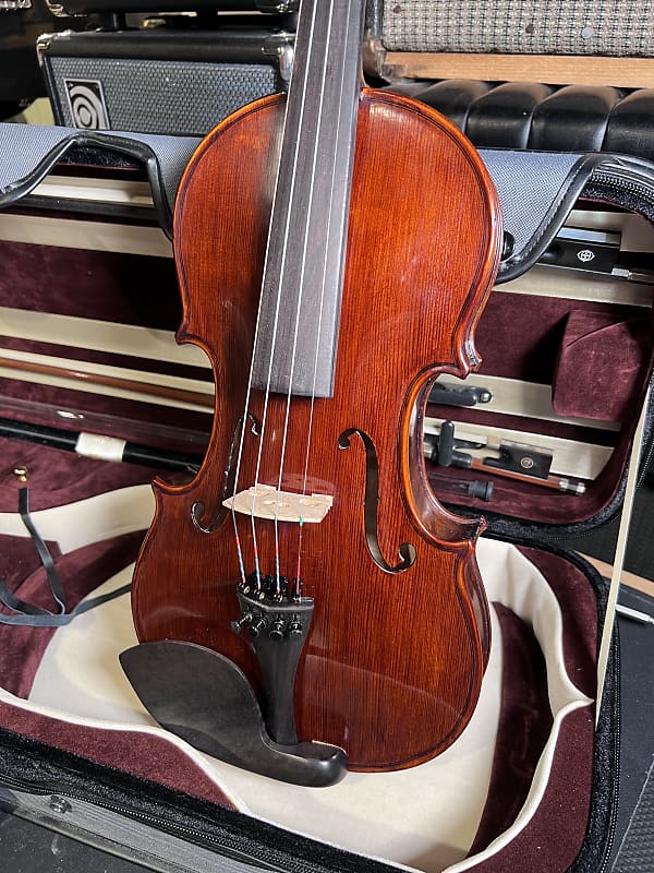 2006 Stringworks Virtuoso 4/4 Violin - Flame Maple with case | Reverb