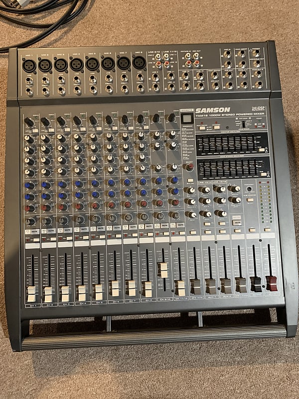 Samson TXM 16 1000 Watt Powered Stereo Mixer | Reverb