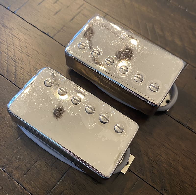 Epiphone Alnico Classic Pro Neck and Bridge Pickup Set Chrome | Reverb