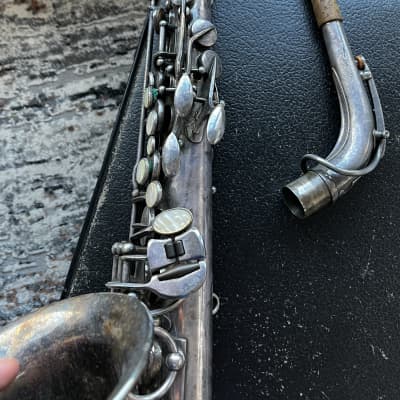 vintage Silver Plate Selmer Paris Balanced Action alto | Reverb