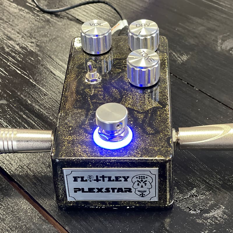 Flattley Plexstar Overdrive Pedal 2019 Custom Sparkle | Reverb