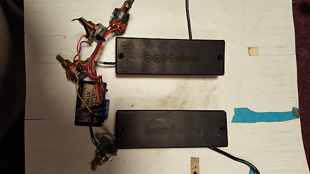 Bartolini Bass pickups and preamp | Reverb
