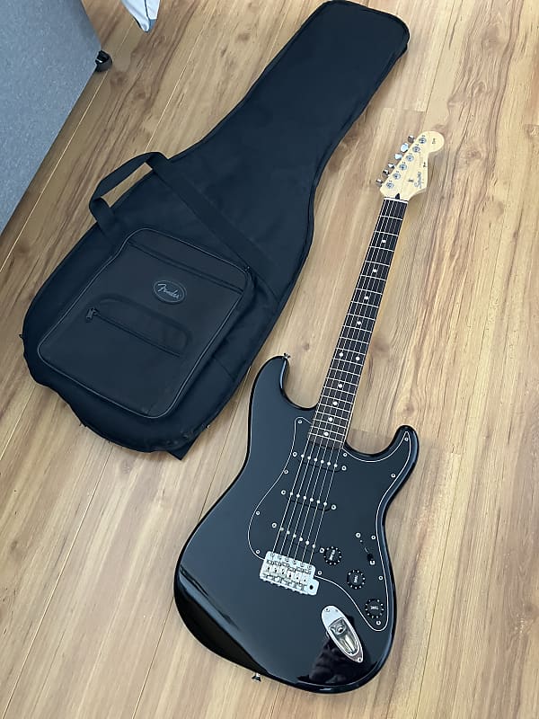 1994 Squier Japan Stratocaster Silver Series & Fender Case | Reverb UK