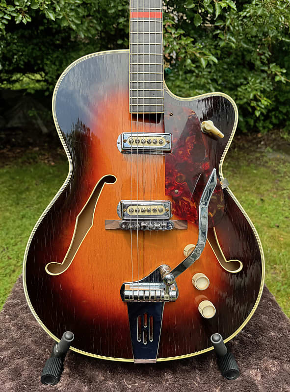 Helmut Hanika solid body guitar - late 50's - early 60's - | Reverb