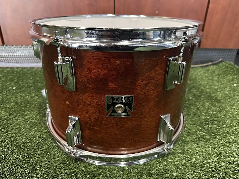 Tama Superstar 13” Rack Tom 1980s - Super Mahogany | Reverb