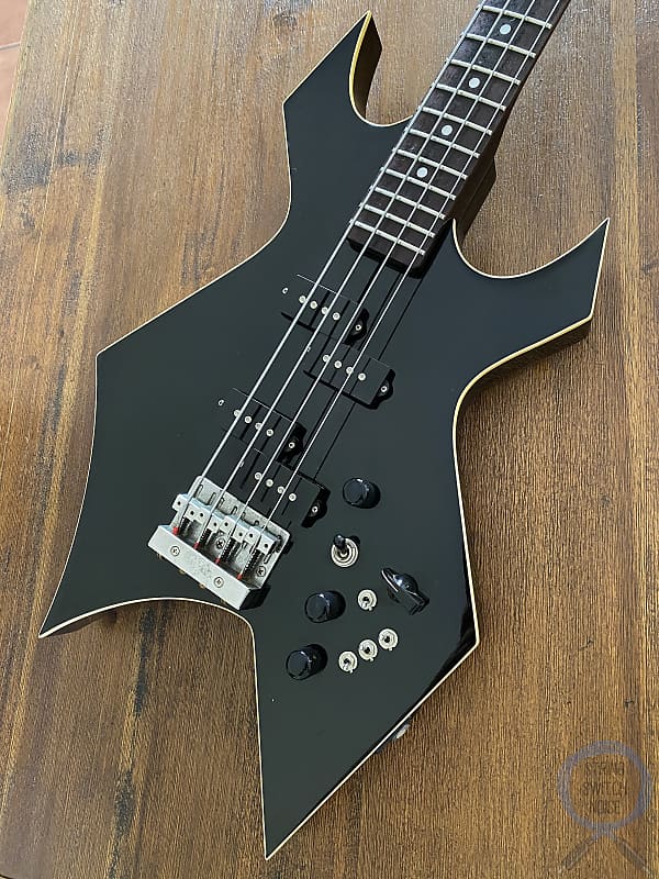 BC Rich, Warlock Bass, Black, VARITONE, MIJ 1986, NJ, RARE | Reverb