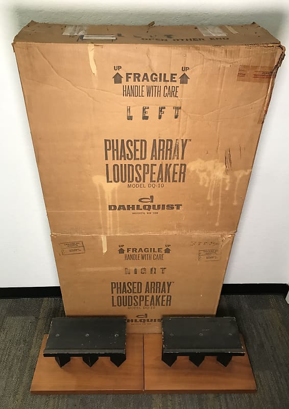 Dahlquist DQ-10 Phased Array Loudspeaker Pair with Stands | Reverb Dahlquist DQ-10 Phased Array Loudspeaker Pair with Stands | Reverb