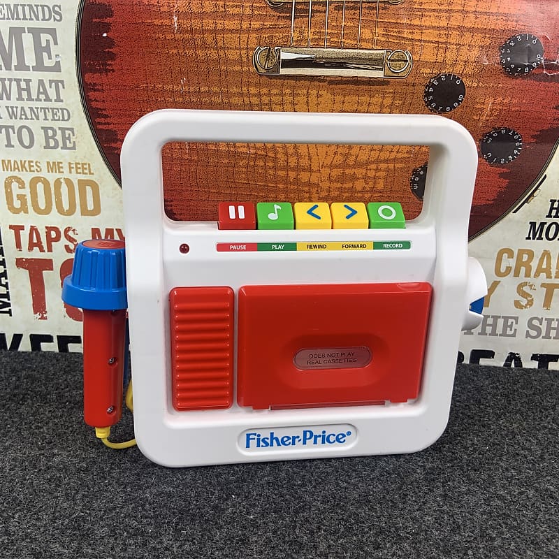 Fisher Price Cassette Player Recorder & Tape with Microphone | Reverb
