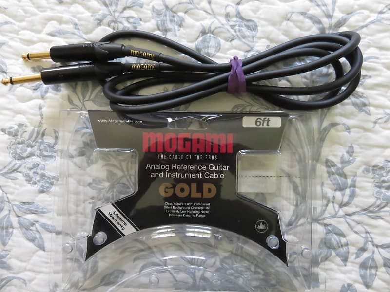 Mogami GOLD INSTRUMENT-06 Guitar Instrument Cable, 1/4" TS | Reverb