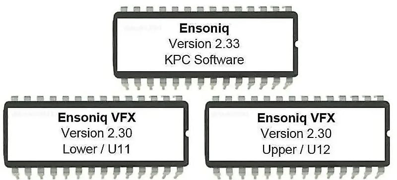 Ensoniq VFX - OS Version 2.30 Firmware Update eprom + KPC | Reverb UK