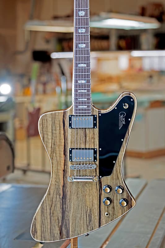 Kauer Guitars Banshee Black Limba with White Purfling #659 | Reverb