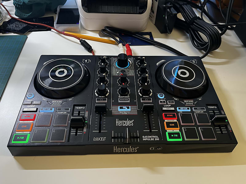 Hercules Inpulse 200 DJ controller with original box good | Reverb