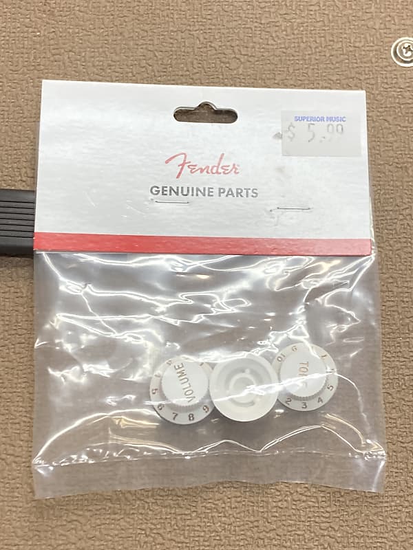 Fender Aged White Strat Knobs | Reverb