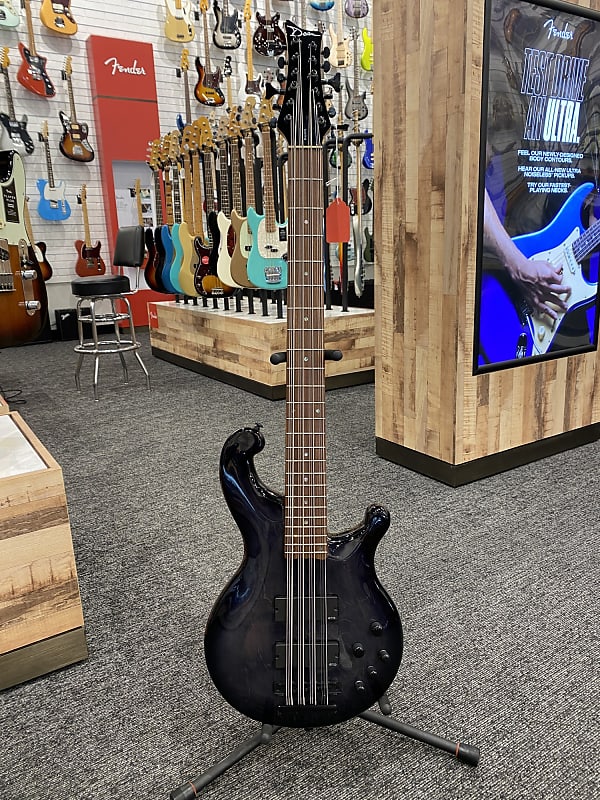 Dean Rhapsody 12 String Bass See-Through Black | Reverb