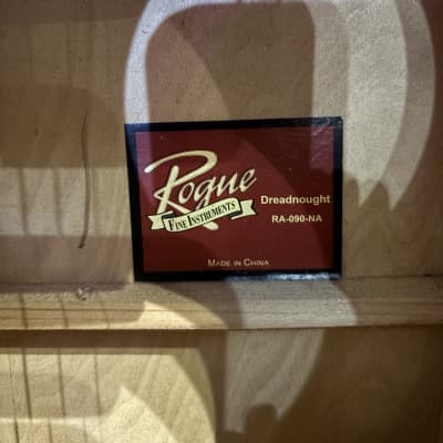Rogue RA-090-NA Dreadnought Acoustic Guitar | Reverb
